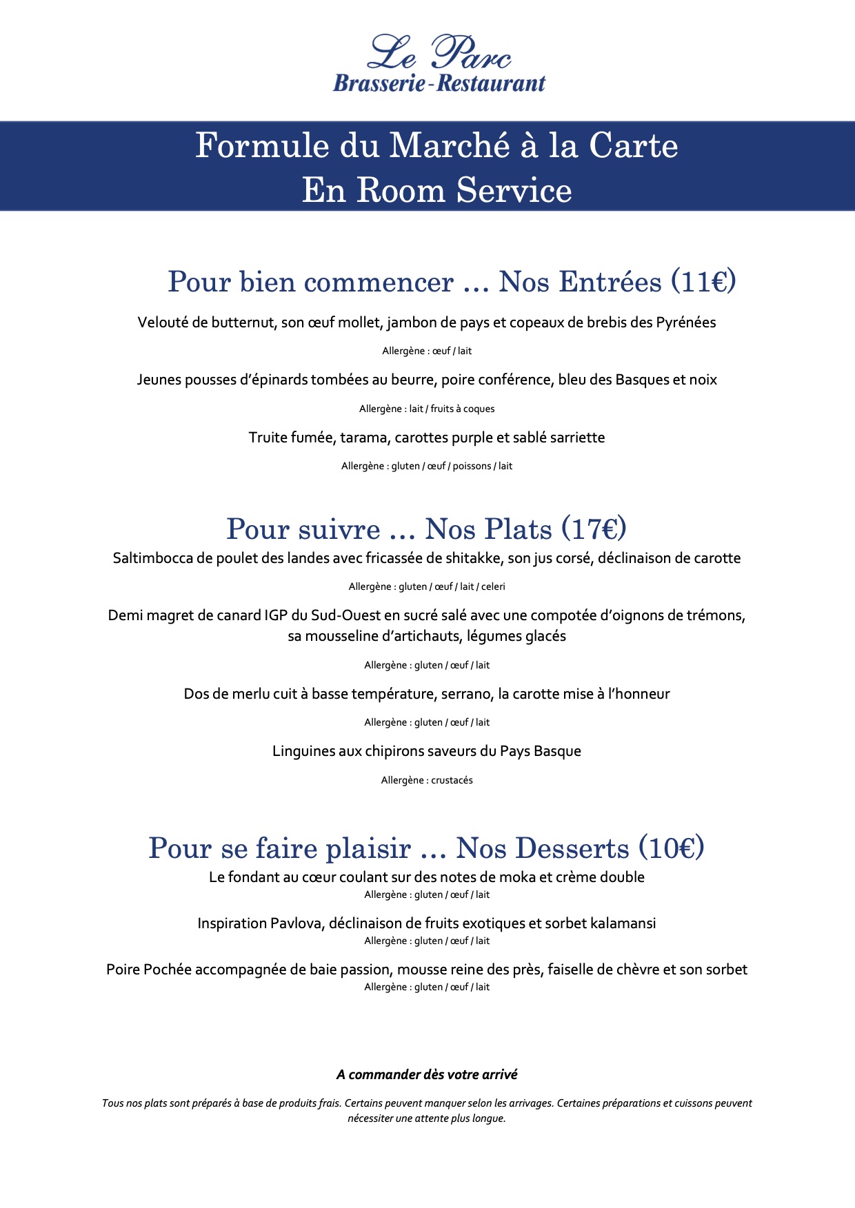 Où manger à Lourdes ? - Votre restaurant de charme le Parc